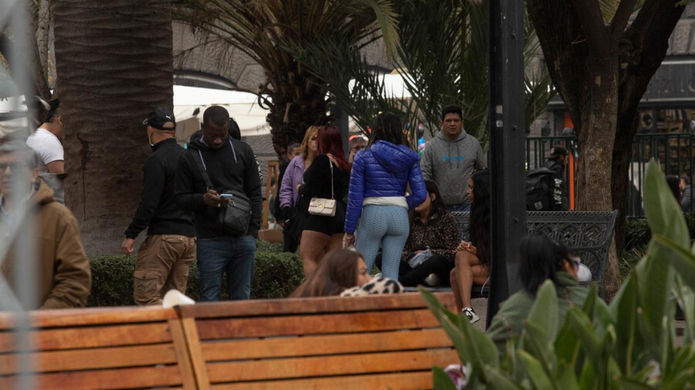 El explosivo aumento de la prostitución en el centro de Santiago